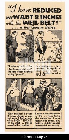 1950s USA Slimming Magazine Advert Stock Photo - Alamy