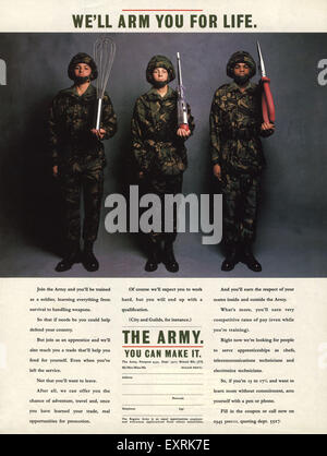 2000s UK Army Recruitment Magazine Advert Stock Photo - Alamy