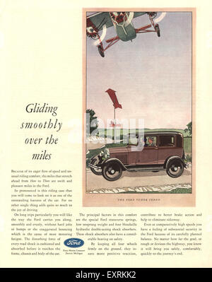 1920s USA Ford Magazine Advert (detail Stock Photo - Alamy