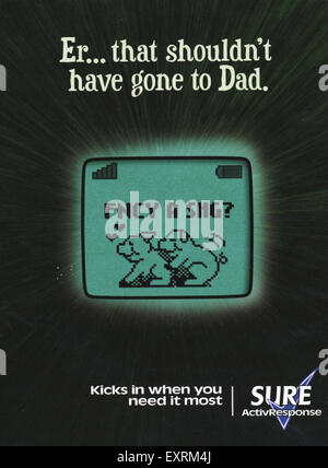 2000s UK Sure Magazine Advert Stock Photo - Alamy