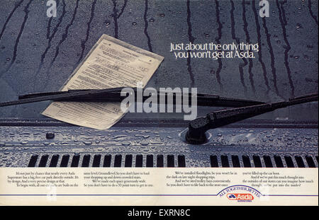 1980s UK Asda Magazine Advert Stock Photo - Alamy