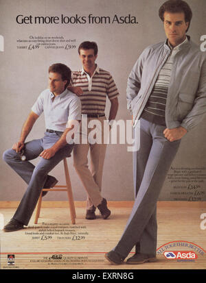 1980s UK Asda Magazine Advert Stock Photo - Alamy