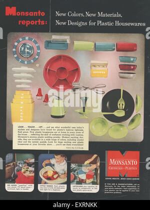 1940s USA Monsanto Magazine Advert Stock Photo - Alamy