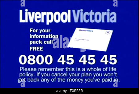 2000s UK Liverpool Victoria Liverpool Victoria TV Advert (Grab Stock ...