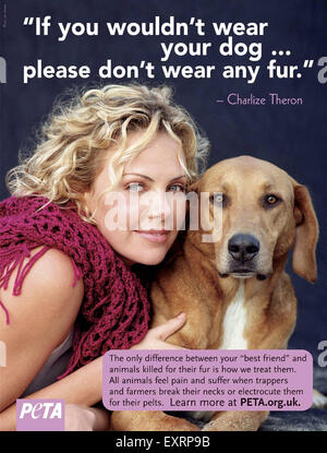 2000s UK PETA Magazine Advert Stock Photo - Alamy