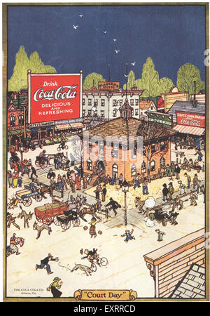 1920s USA Coca-Cola Magazine Advert Stock Photo - Alamy