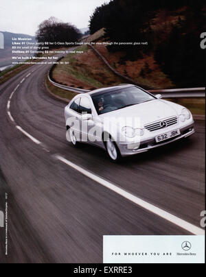 2000s UK Mercedes-Benz Magazine Advert Stock Photo - Alamy