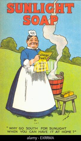 1900s UK Sunlight Soap Magazine Advert Stock Photo - Alamy