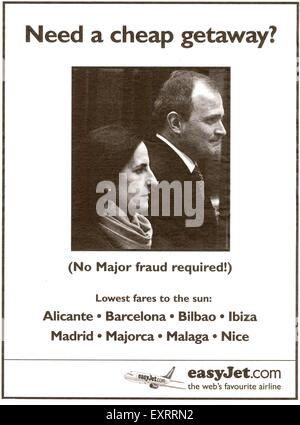 2000s UK Easyjet Newspaper Advert Stock Photo - Alamy