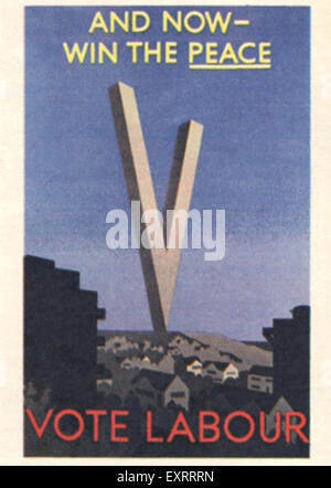 1940s UK The Labour Party Poster Stock Photo - Alamy