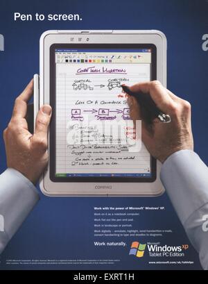 2000s UK Microsoft Magazine Advert Stock Photo - Alamy