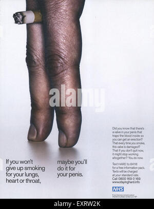 2000s UK NHS Magazine Advert Stock Photo - Alamy