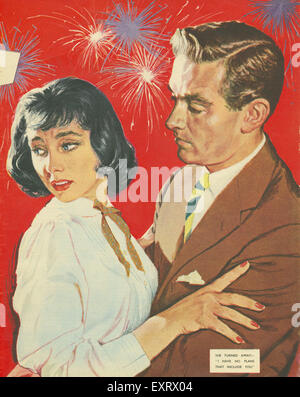 1950s UK Arguments Magazine Plate Stock Photo - Alamy