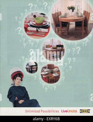 2000s UK Ikea Magazine Advert Stock Photo - Alamy