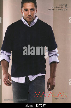 2000s UK Matalan Magazine Advert Stock Photo - Alamy