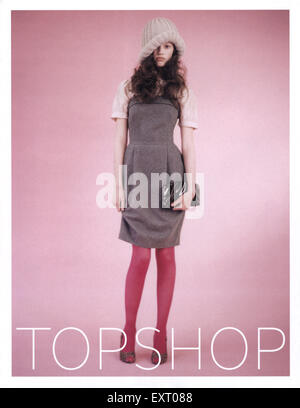 2000s UK TopShop Magazine Advert Stock Photo - Alamy
