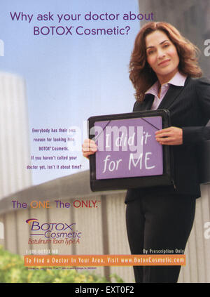 2000s USA Botox Magazine Advert Stock Photo - Alamy