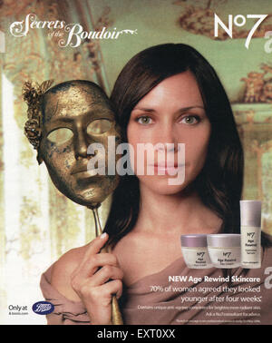 2000s UK Boots No7 Magazine Advert Stock Photo - Alamy