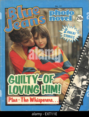 1980s UK Blue Jeans Magazine Cover Stock Photo - Alamy