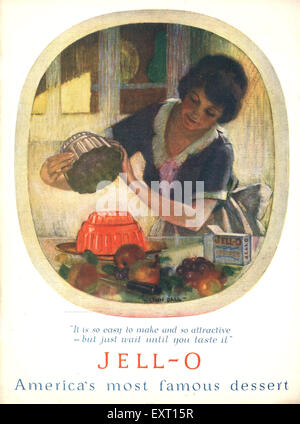 1910s USA Jello Jell-o Magazine Advert Stock Photo - Alamy