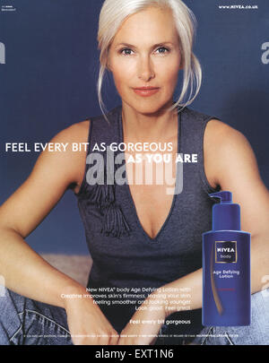 2000s UK Nivea Magazine Advert Stock Photo - Alamy