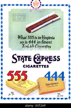 1950s UK State Express 555 Stock Photo - Alamy