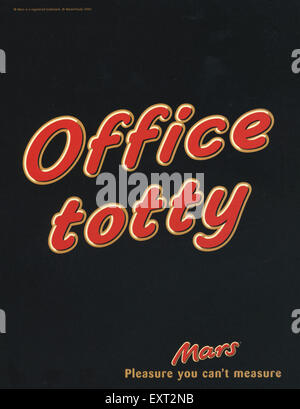 2000s UK Mars Magazine Advert Stock Photo - Alamy