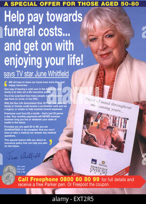 2000s UK AXA Magazine Advert Stock Photo - Alamy