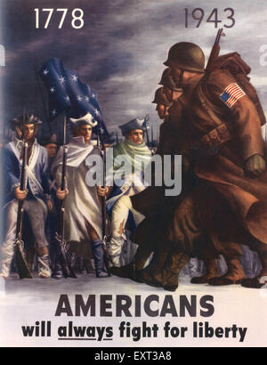 1940s USA Military Propaganda Poster Stock Photo: 85328034 - Alamy