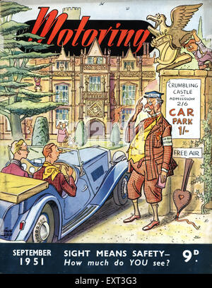 1950s UK Motoring Magazine Cover Stock Photo - Alamy