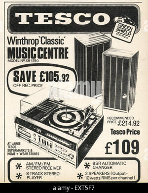 1970s UK Tesco Magazine Advert Stock Photo - Alamy