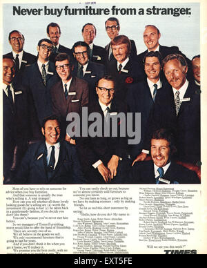1970s UK The Times Magazine Advert Stock Photo - Alamy