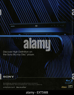 2000s UK Sony Magazine Advert Stock Photo - Alamy