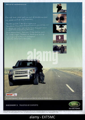 2000s UK Land Rover Magazine Advert Stock Photo - Alamy