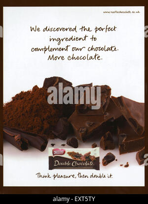 2000s UK nestle's Magazine Advert Stock Photo - Alamy