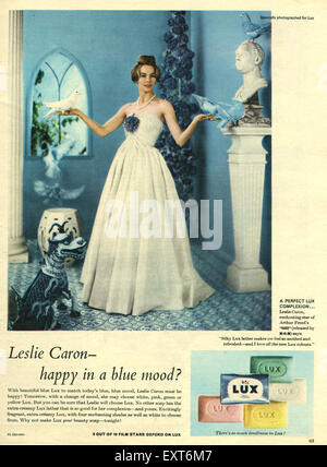 1950s UK Lux Magazine Advert Stock Photo - Alamy