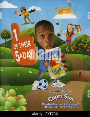 2000s UK Capri-Sun Magazine Advert Stock Photo - Alamy