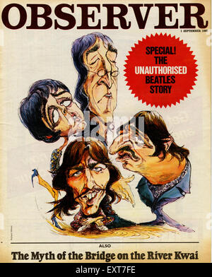 1960s UK The Observer Magazine Cover Stock Photo - Alamy