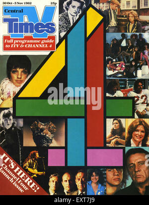 1980s UK TV Times Magazine Cover Stock Photo - Alamy