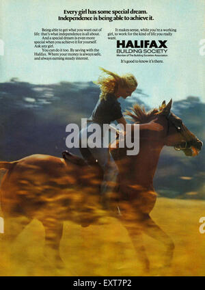 1970s UK Halifax Magazine Advert Stock Photo - Alamy
