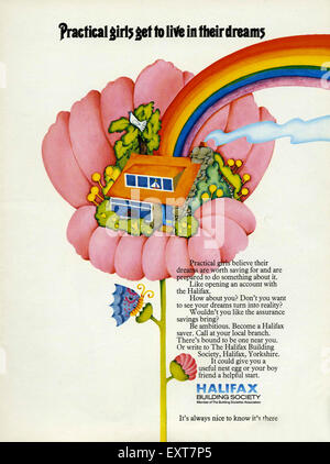 1970s UK Halifax Magazine Advert Stock Photo - Alamy