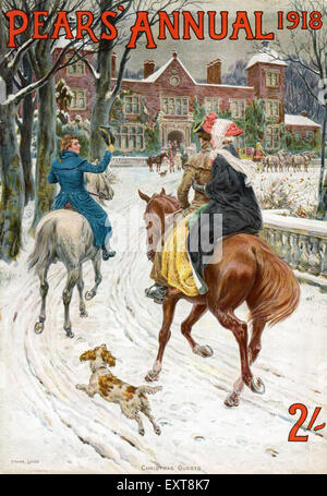 1910s UK Pears Annual Magazine Cover Stock Photo - Alamy