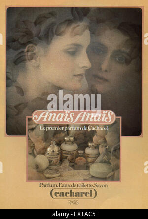 1980s UK Cacharel Magazine Advert Stock Photo - Alamy