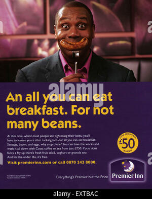 2000s UK Premier Inn Magazine Advert Stock Photo - Alamy