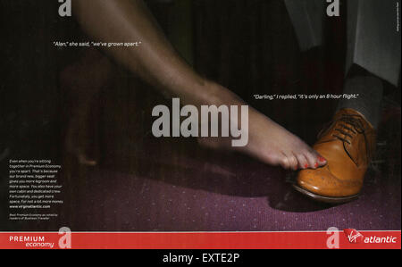 2000s UK Virgin Atlantic Magazine Advert Stock Photo - Alamy
