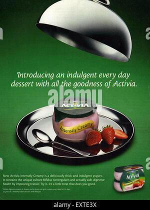 2000s UK Danone Magazine Advert Stock Photo - Alamy