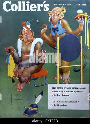 1940s USA Collier's Magazine Cover Stock Photo - Alamy