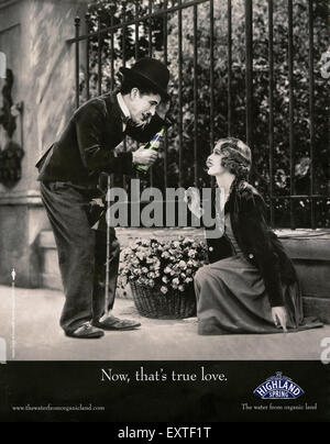 2000s UK Highland Spring Magazine Advert Stock Photo - Alamy