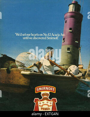 1970s UK Smirnoff Magazine Advert Stock Photo - Alamy