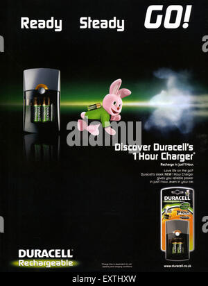 2010s UK Duracell Magazine Advert Stock Photo - Alamy